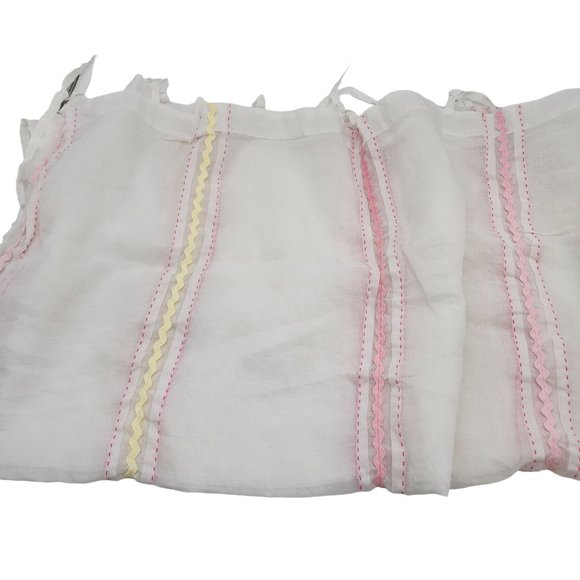 Pottery Barn Kids | Accents | Pottery Barn Kids Ric Rac Sheer Curtain ...